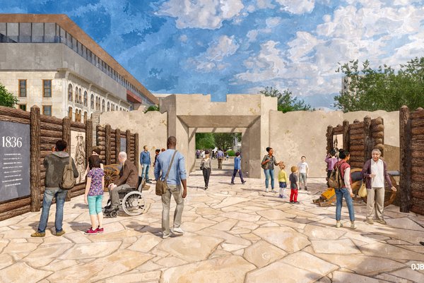 Mission Gate and Lunette | The Alamo