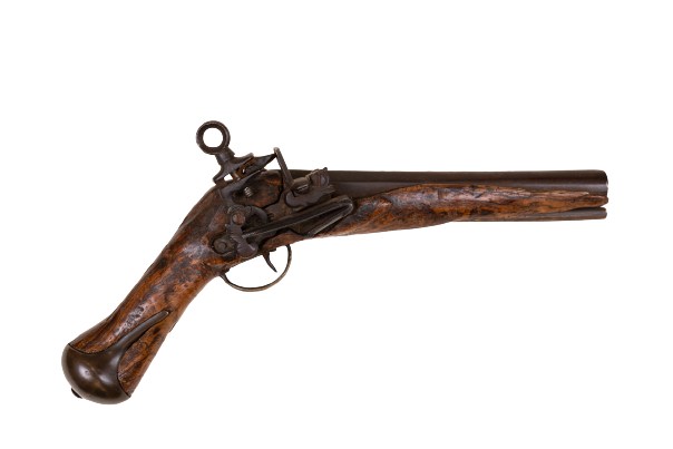 Miquelet Pistol with Mesquite Stock | The Alamo