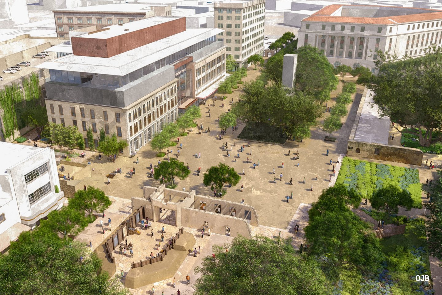 Mission Gate and Lunette | The Alamo