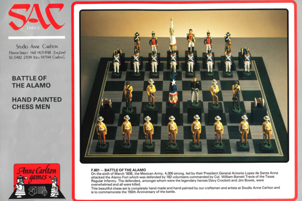 150th Anniversary Chess Set | The Alamo