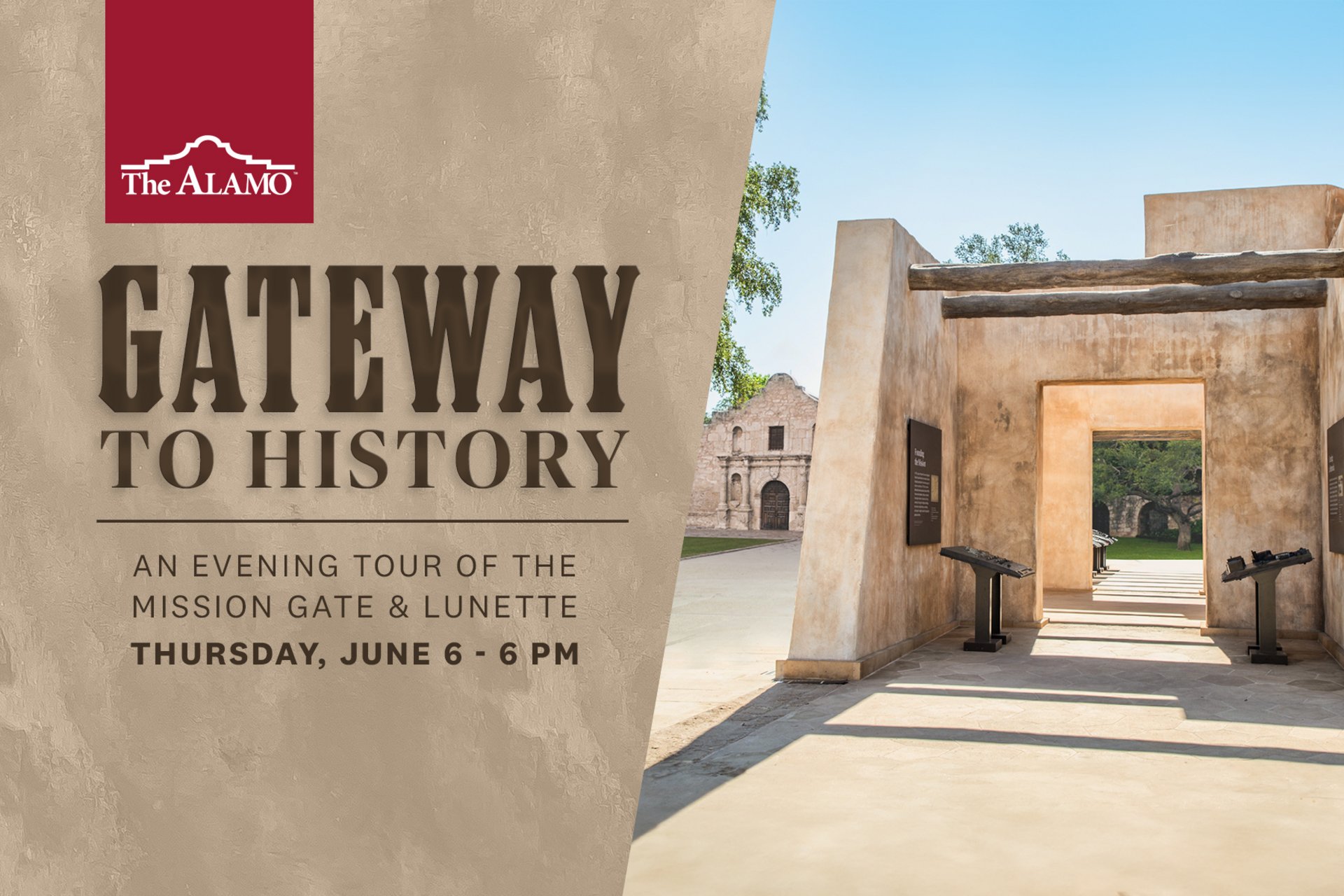 Gateway to History: An Evening Tour of the Mission Gate and Lunette ... Gateway to History: An Evening Tour of the Mission Gate and Lunette ...
