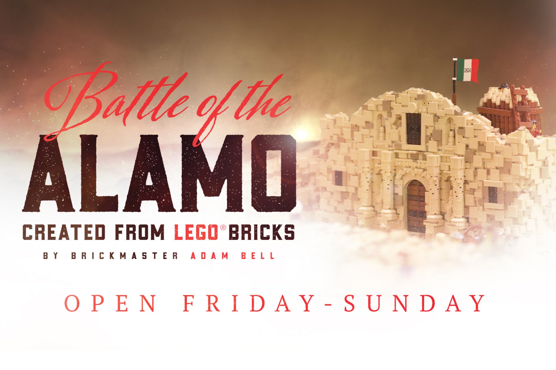 The Battle of the Alamo Exhibit Made From LEGO® Bricks Opens at The ...