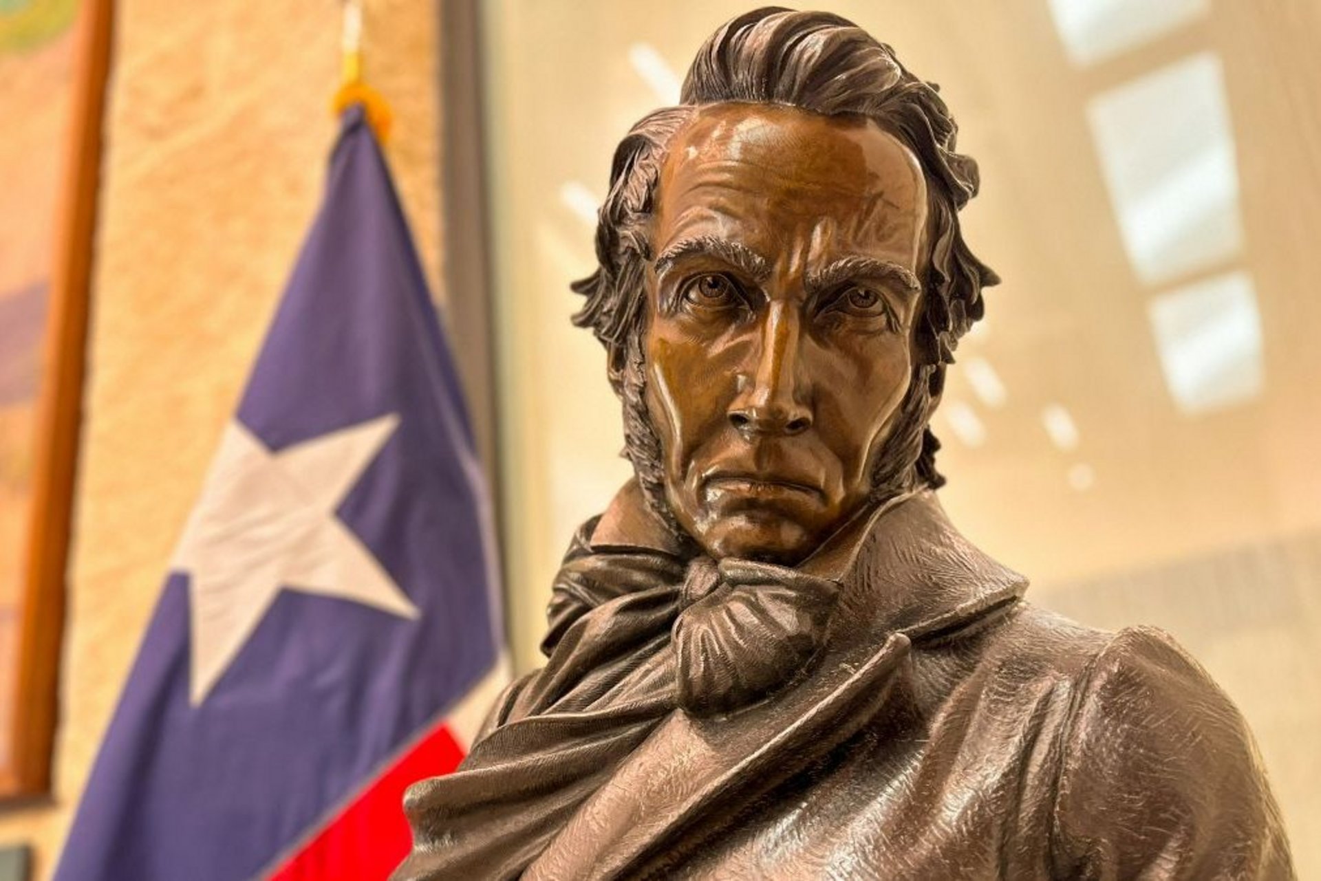 Unveiling of Lt. Colonel William Barret Travis Statue at The Alamo ...