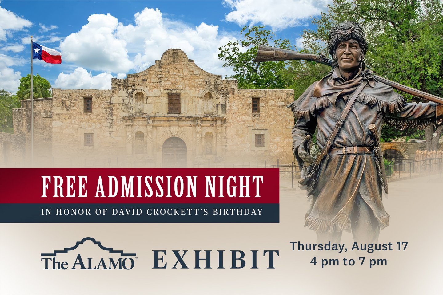 Alamo Exhibit Free Admission Night | The Alamo